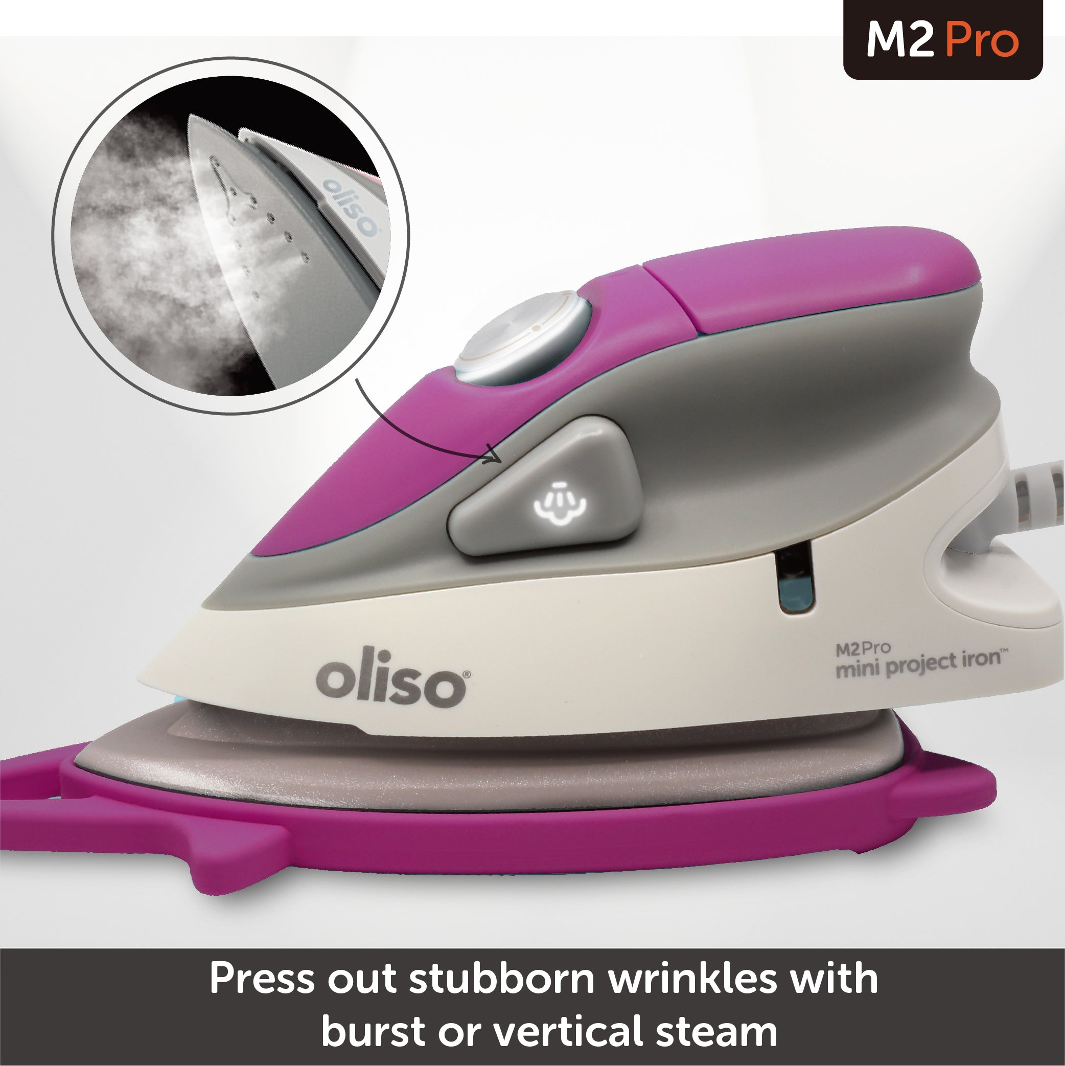 oliso Mini Project Iron in orchid-purple